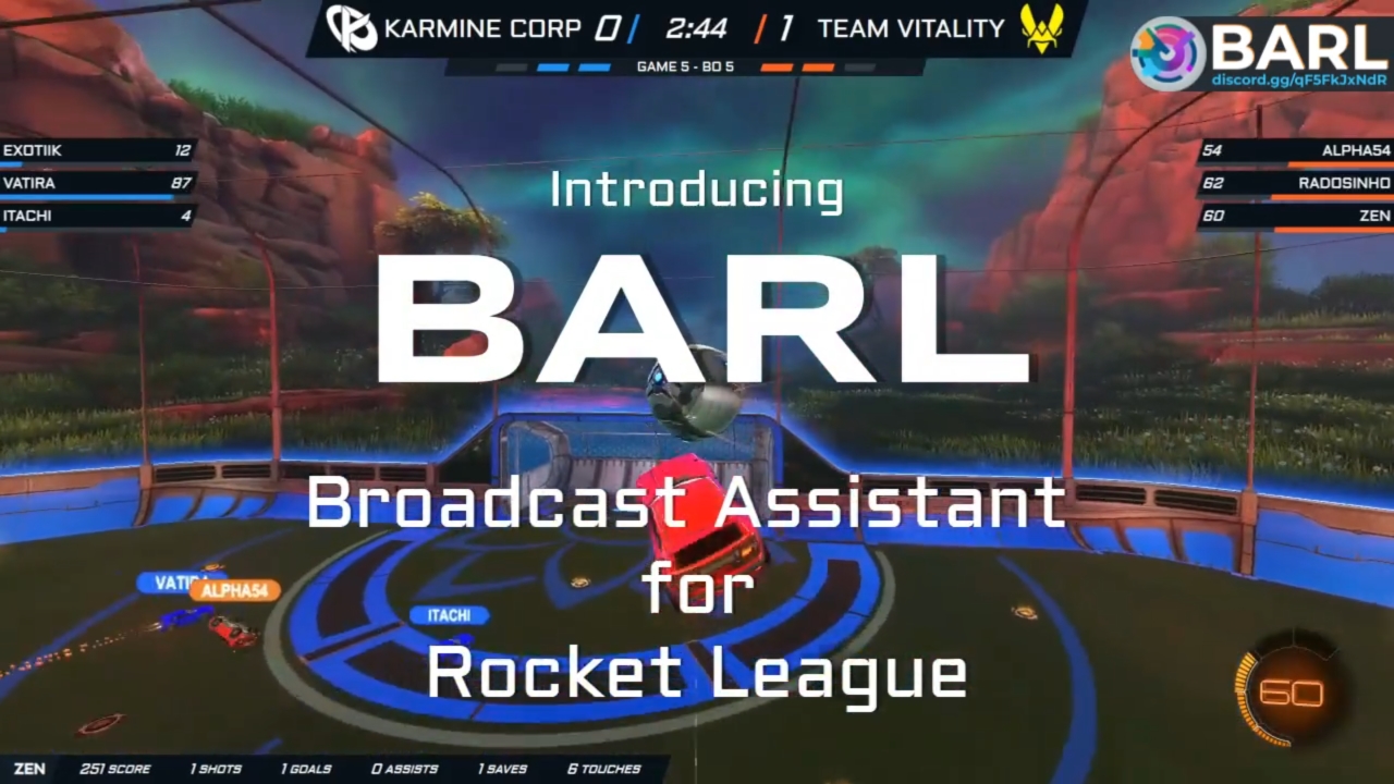 Broadcast Assistant for Rocket League (BARL)